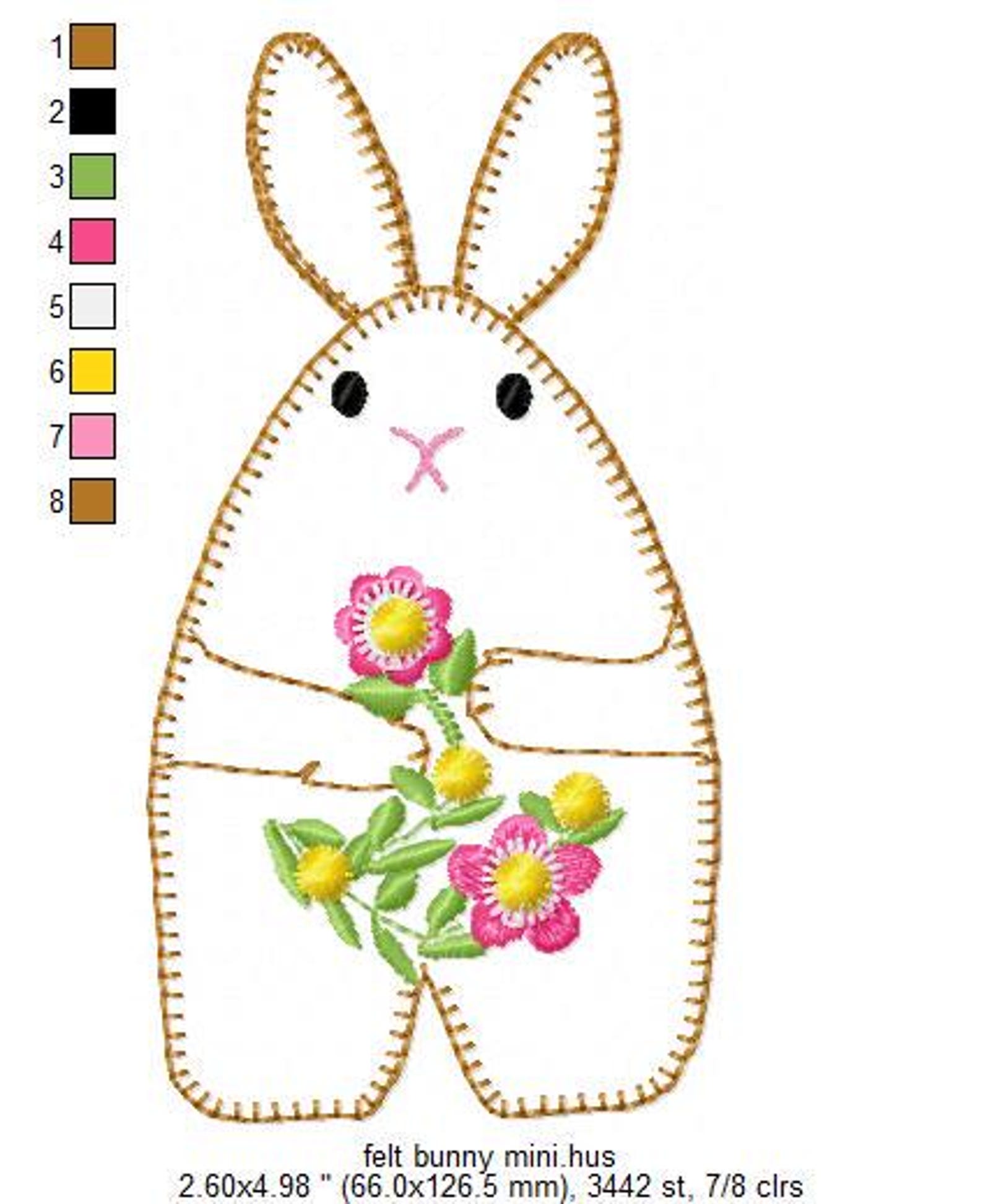 FAT EASTER BUNNY... Machine Embroidery Designs - Etsy