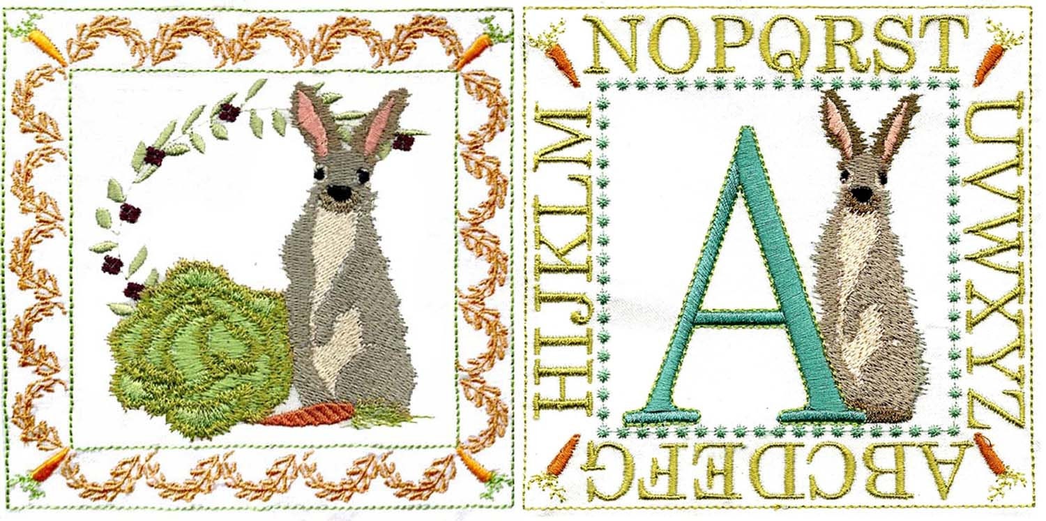 BUNNY DEAL....36 Machine Embroidery Designs - Etsy Canada