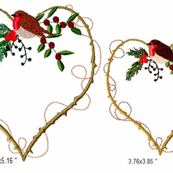 Robin Embroidery - Etsy