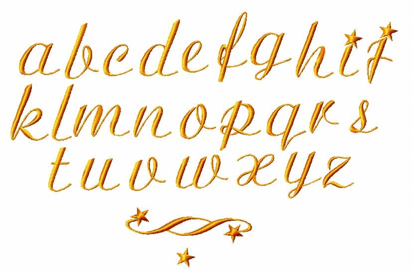 STAR FONT . Machine Embroidery Designs | Etsy