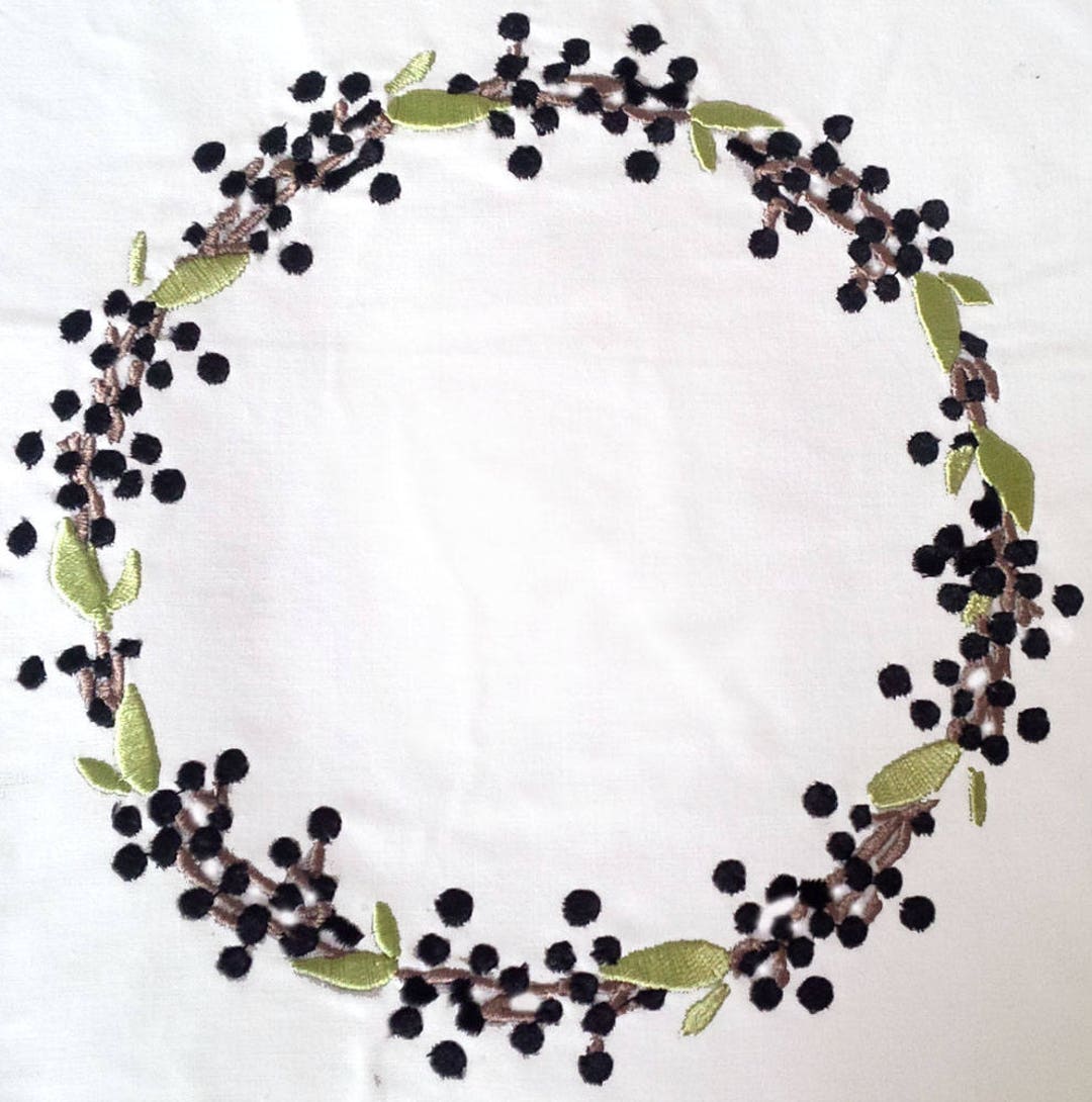 WREATHS in 2 SIZES . Machine Embroidery Designs - Etsy