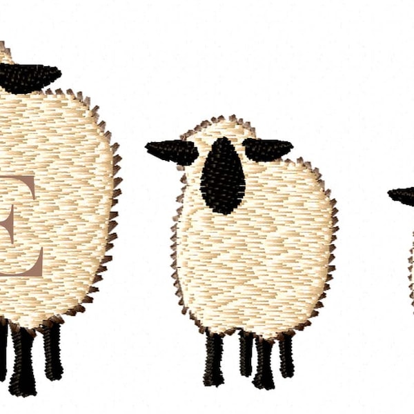 Sheep Embroidery - Etsy