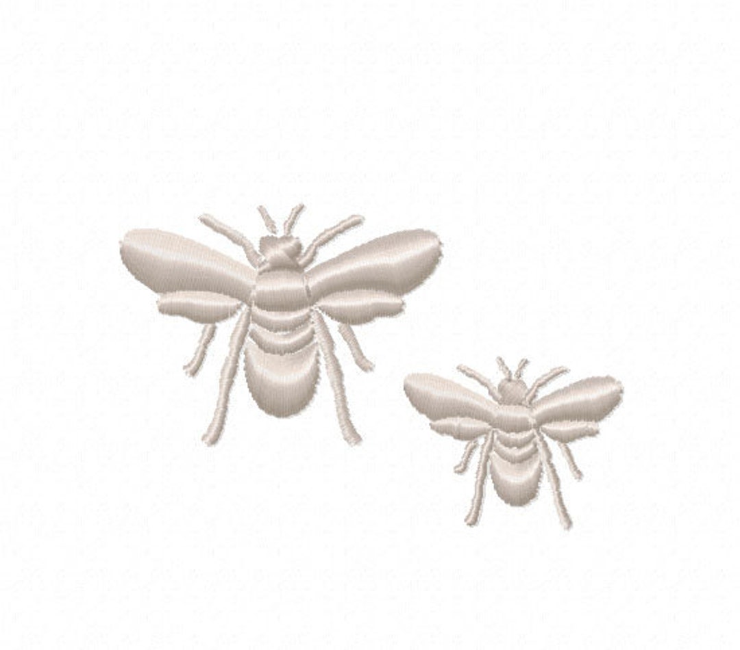 WHITEWORK BEES Machine Embroidery Designs - Etsy