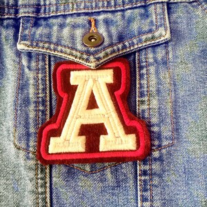 Vintage Collegiate Letter Patches. Machine Embroidery Designs - Etsy