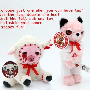 Petrifying Plushies Lamb Chop - Creepy Halloween Stuffed Animal Plushy ...