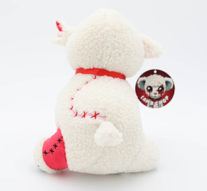 Petrifying Plushies Lamb Chop - Creepy Halloween Stuffed Animal Plushy ...