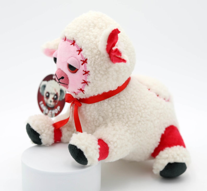 Petrifying Plushies Lamb Chop - Creepy Halloween Stuffed Animal Plushy ...