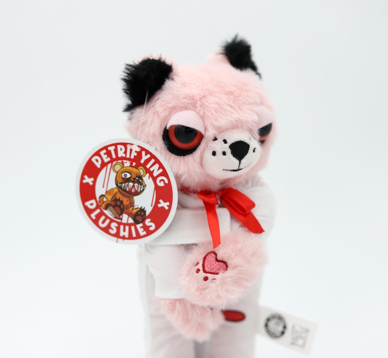 Petrifying Plushies Crazy Cat - Creepy Stuffed Animal Cat Plushy Toy ...