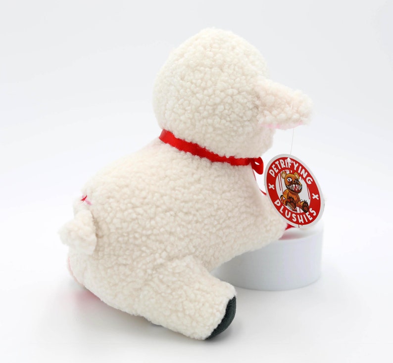 Petrifying Plushies Lamb Chop - Creepy Halloween Stuffed Animal Plushy ...