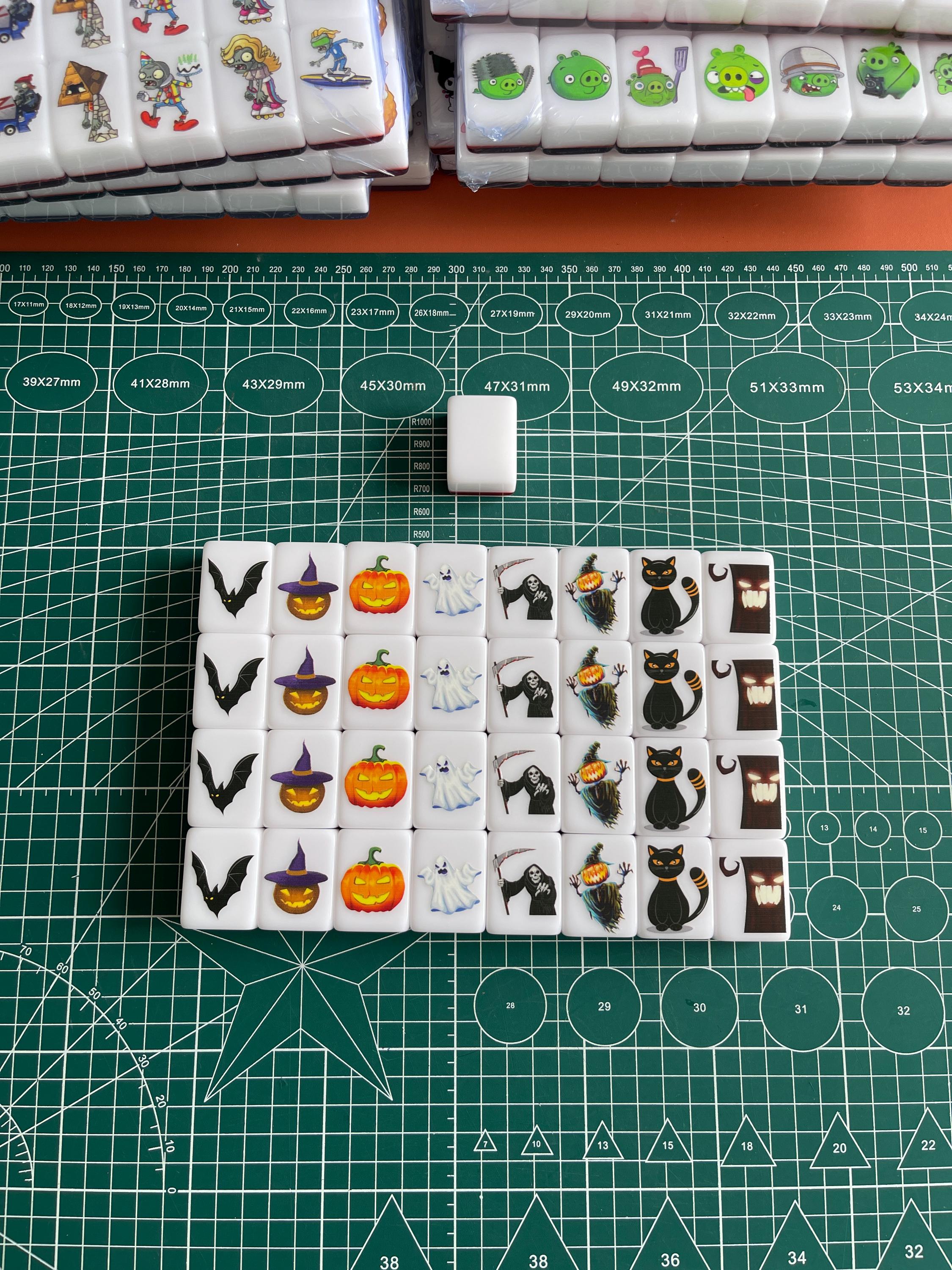 65 Shiny XL Seaside Escape Tile Game Customized Set Tiles Handmade ...