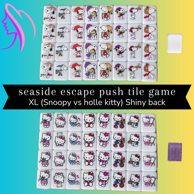 Seaside Escape Mahjong Tiles Game - Handmade XL Tile, IG Trending ...