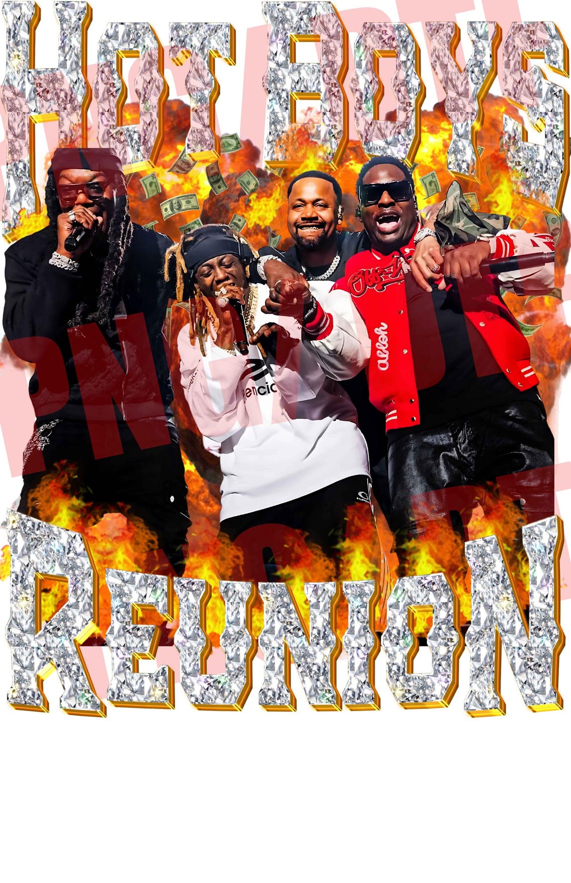 Hot Boys Reunion Tee PNG: Lil Wayne, Cash Money (digital Download) - Etsy