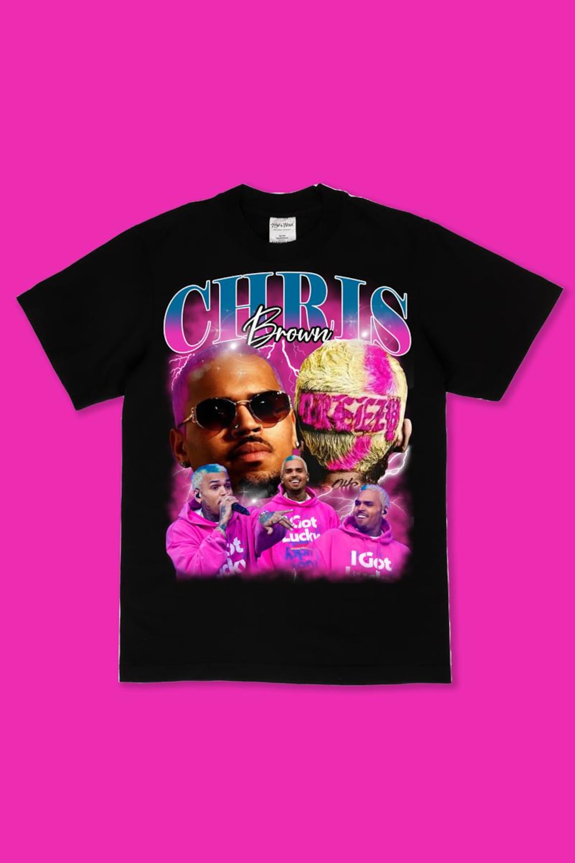 Chris Brown Pink Shirt Design (PNG) - Etsy