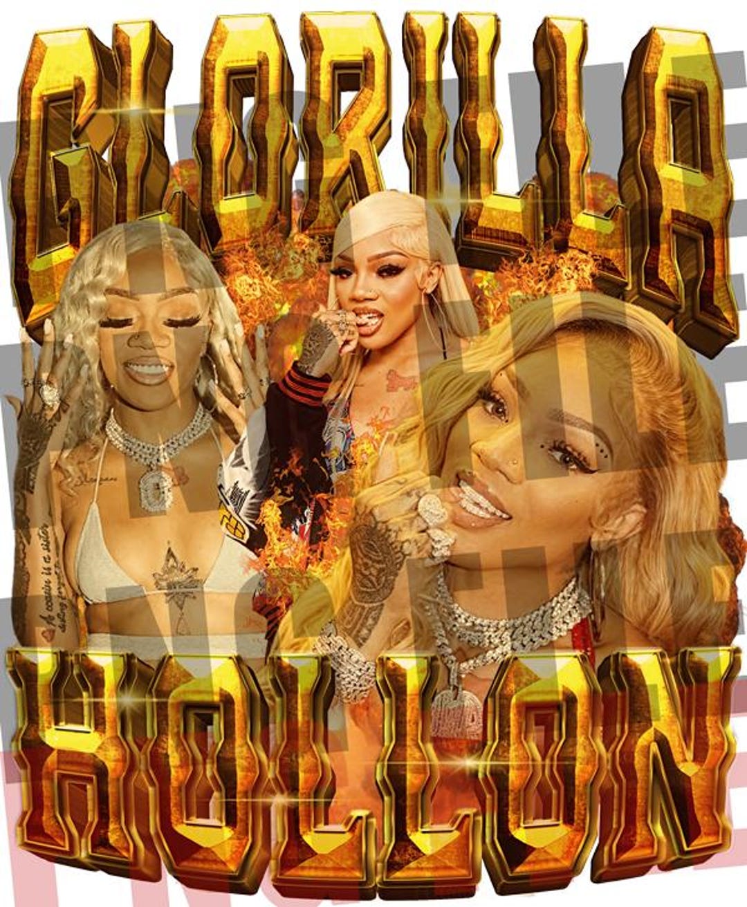 Glorilla Shirt, Glorilla Vintage Style 90's T-shirt - Retro Tee ...