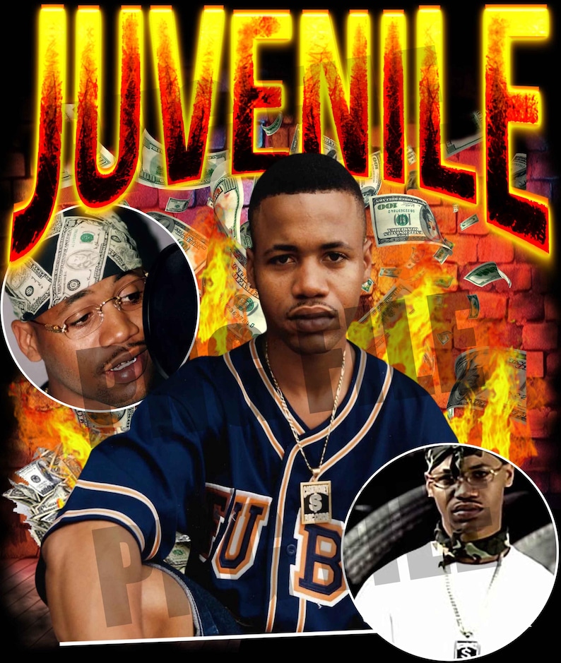 Juvenile Bootleg Tee PNG: Cash Money Records (digital Download) - Etsy