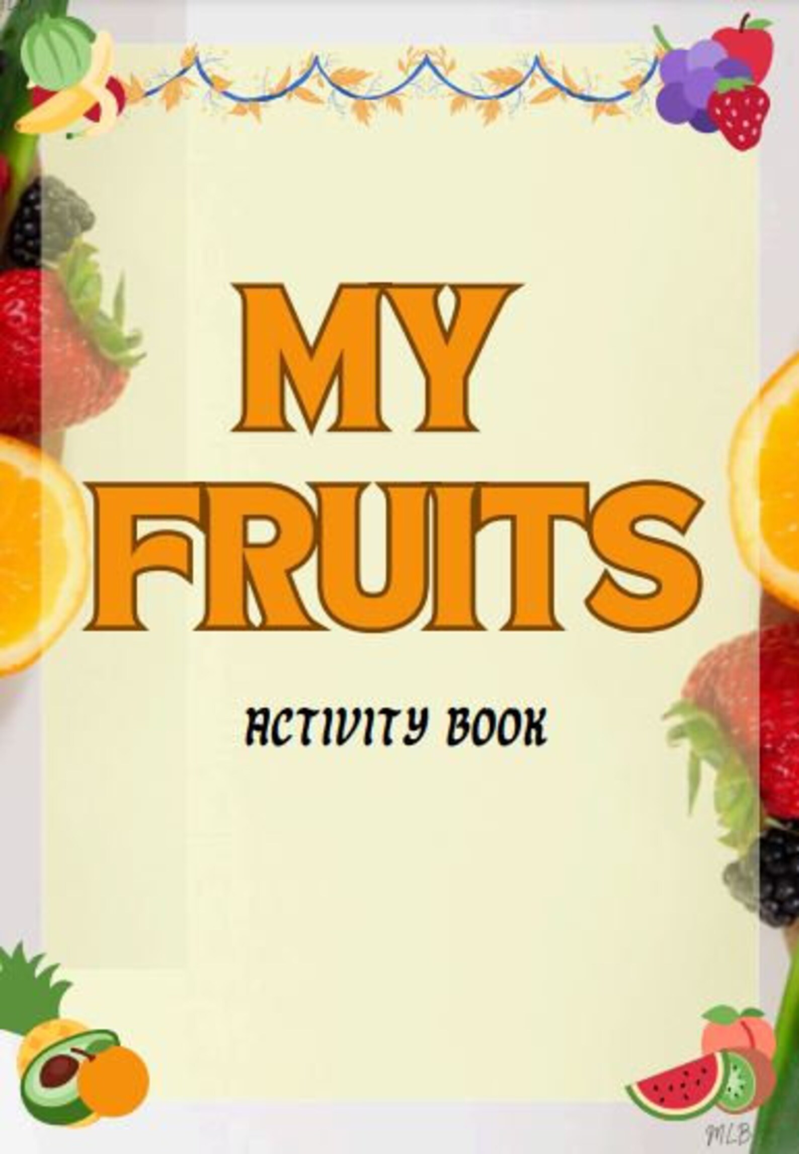Fruits Activity Book Printables Reading Practice Writing Practice ...
