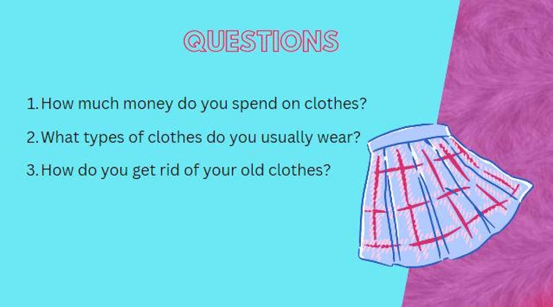 ESL Conversation Activity Booklet Shopping Clothes Speaking ...