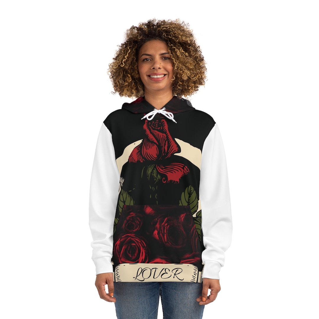 Hoodie Roses Coquette Pink Roses Vintage Floral Rose Print T-shirt ...