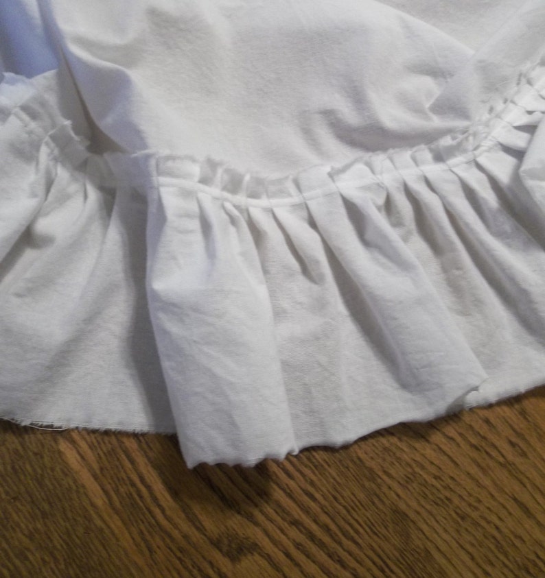 Torn Ruffled Tablecloth Shabby Romantic Table Throw White - Etsy