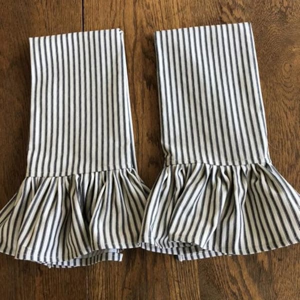 Ruffled Bathroom Set - Etsy