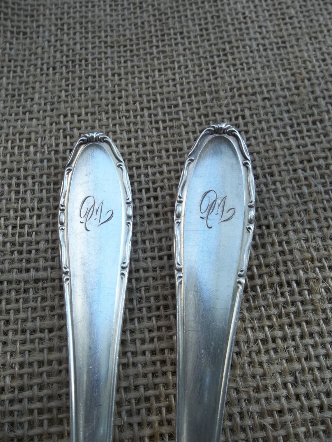 4 GERMAN Silver Knives Fish Knives Monogrammed Butter Knives - Etsy