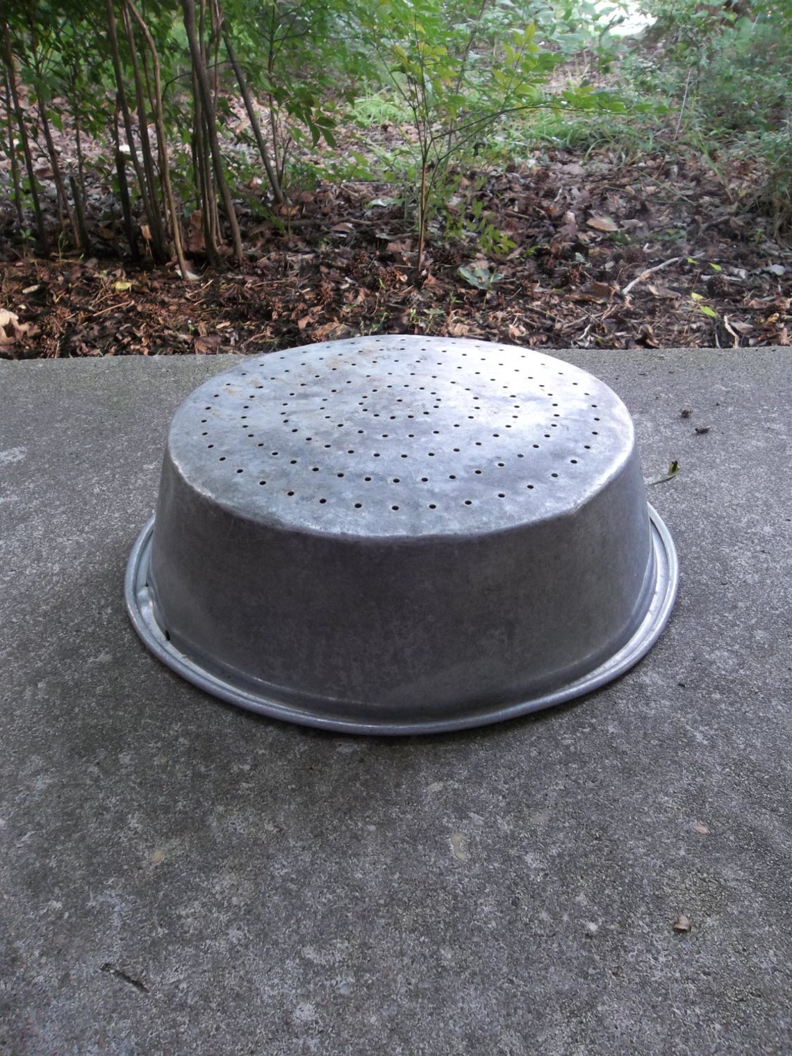 Primitive Antique Corn Sifter Vintage Aluminum Colander Egg | Etsy