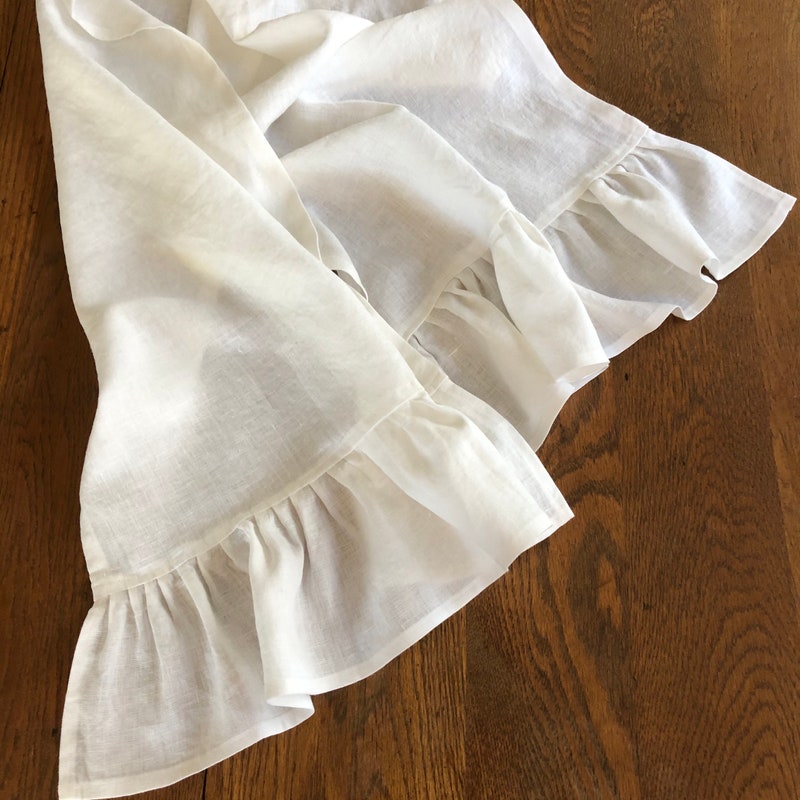 Ruffled Table Runner - Etsy