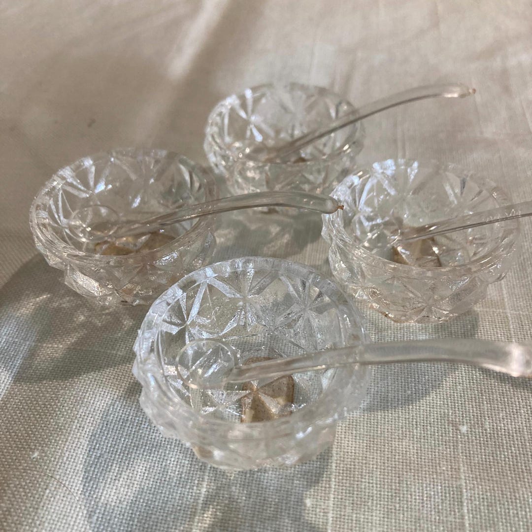 Vintage Salt Cellars Salt Spoons Open Salts Individual Salt Dish ...