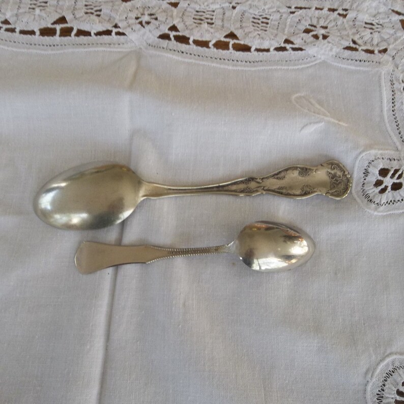 Antique Advertising Spoons Silver Plate Lake Ronkonkoma NY - Etsy