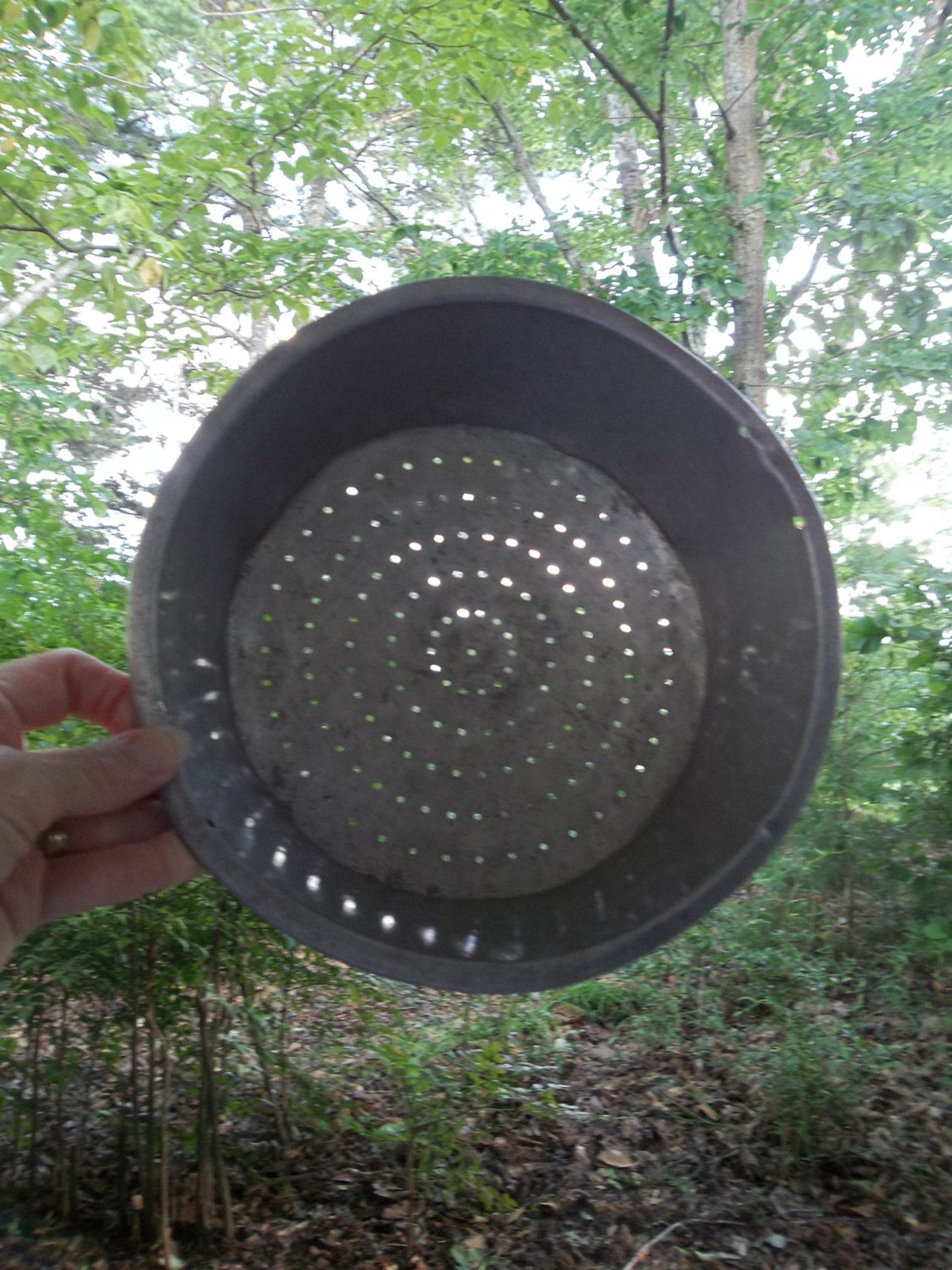 Primitive Antique Corn Sifter Vintage Aluminum Colander Egg | Etsy