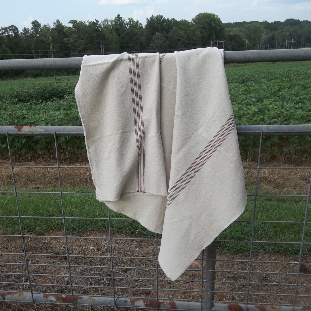 Grain Sack Throw - Custom Sizes and Colors - Handmade Soft Blanket ...