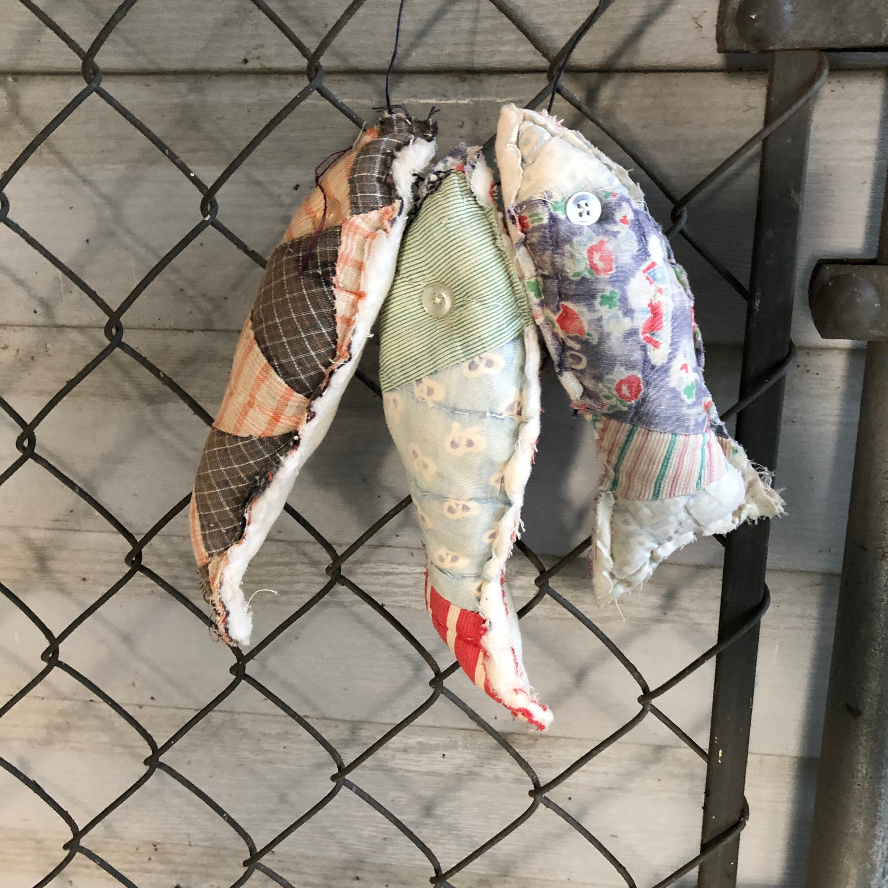 Primitive Quilted Fish Patchwork Quilt Catch of the Day | Etsy