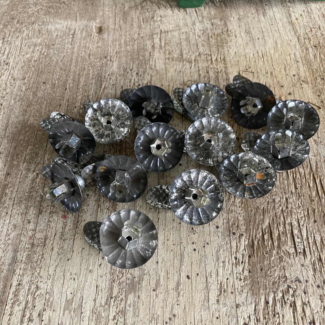 Vintage Clip on Candle Holders for Christmas Tree Tin Candle Holders ...