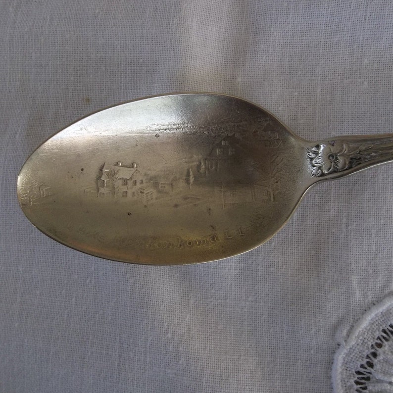 Antique Advertising Spoons Silver Plate Lake Ronkonkoma NY - Etsy