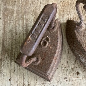 Primitive Iron Vintage Irons Cast Iron Tool Iron to Press - Etsy