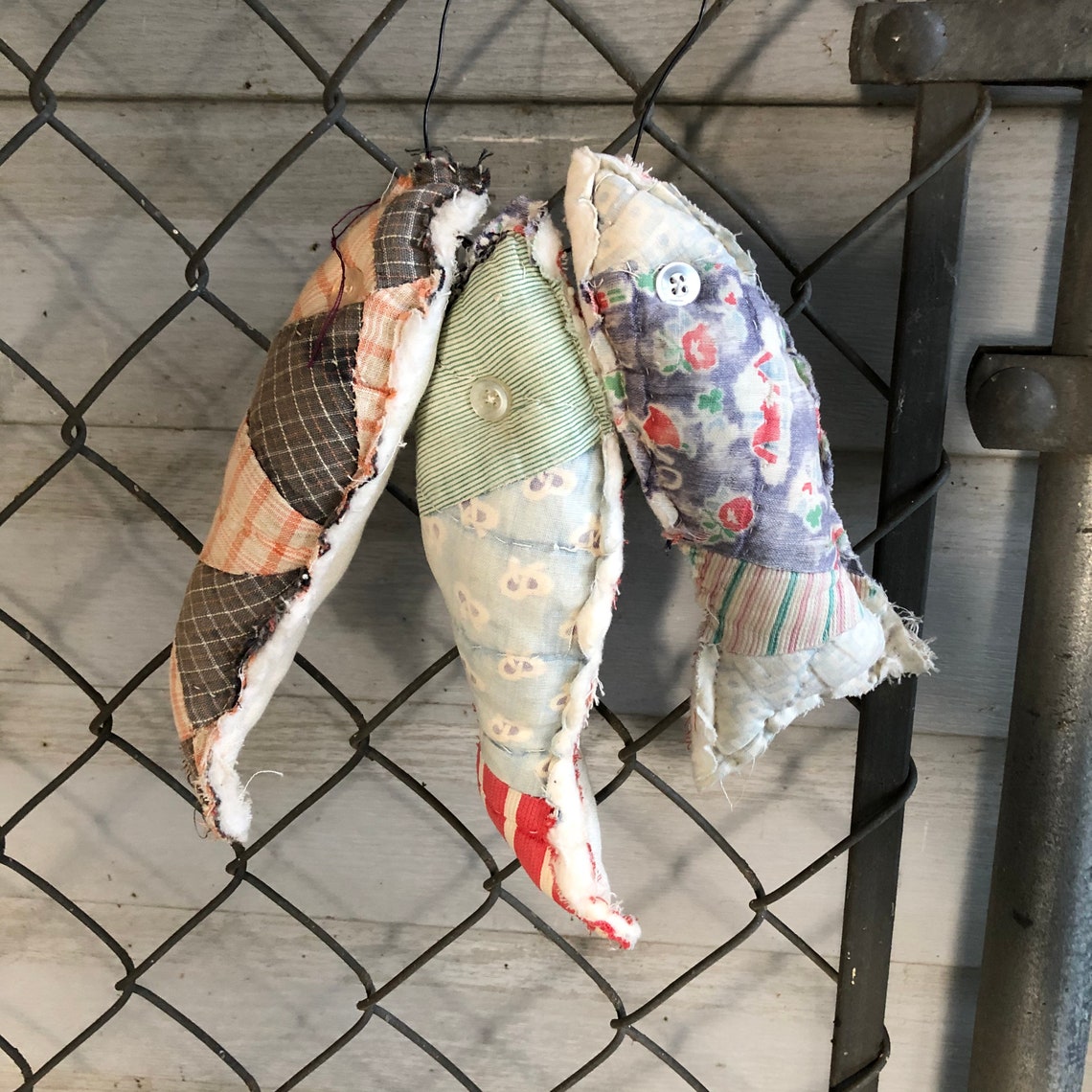 Primitive Quilted Fish Patchwork Quilt Catch of the Day - Etsy