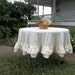 Multi Ruffle Tablecloth 72 Handmade Ruffled Tablecloth Cotton Double ...