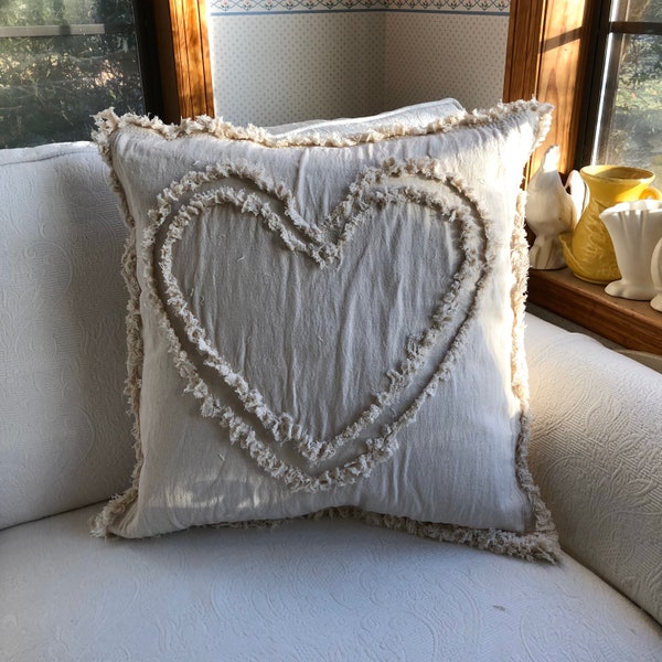 Drop Cloth Pillow - Etsy