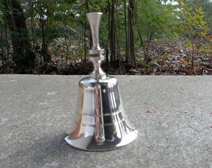 Vintage Silver Bell Silver Plate Tea Bell Dinner French Country ...
