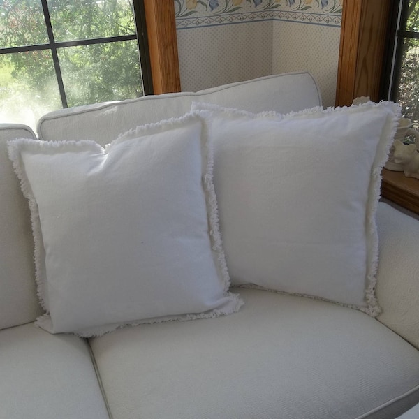 Drop Cloth Pillow - Etsy