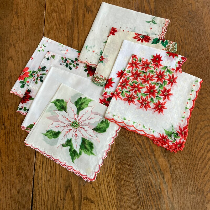 Christmas Hankie - Etsy