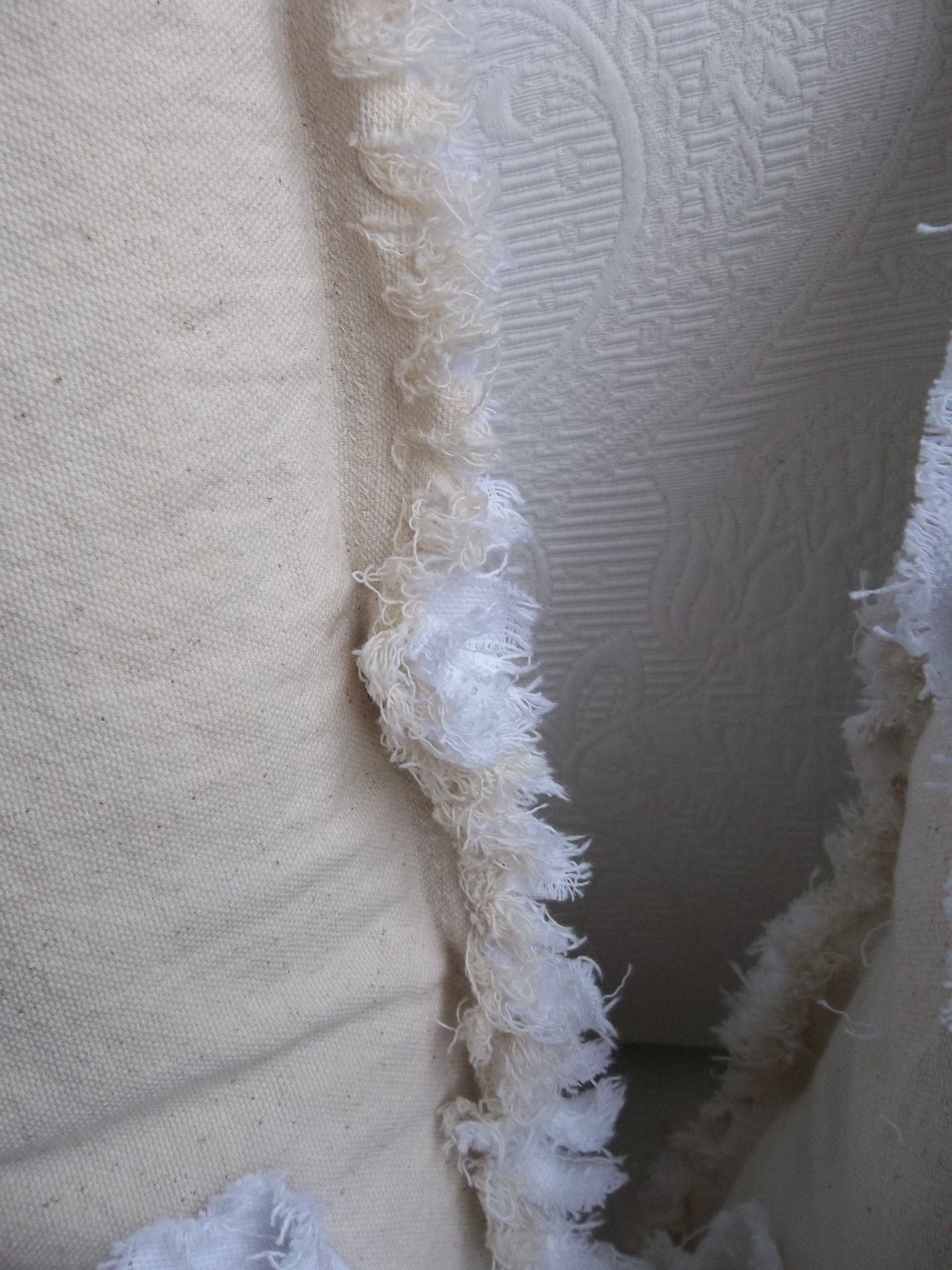 Neutral Spring Pillows Raggedy Flower Pillows Drop Cloth | Etsy