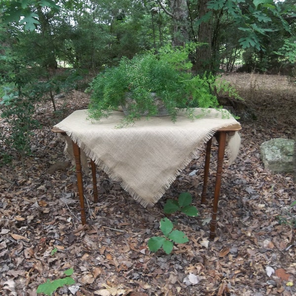 Fringed Tablecloth - Etsy
