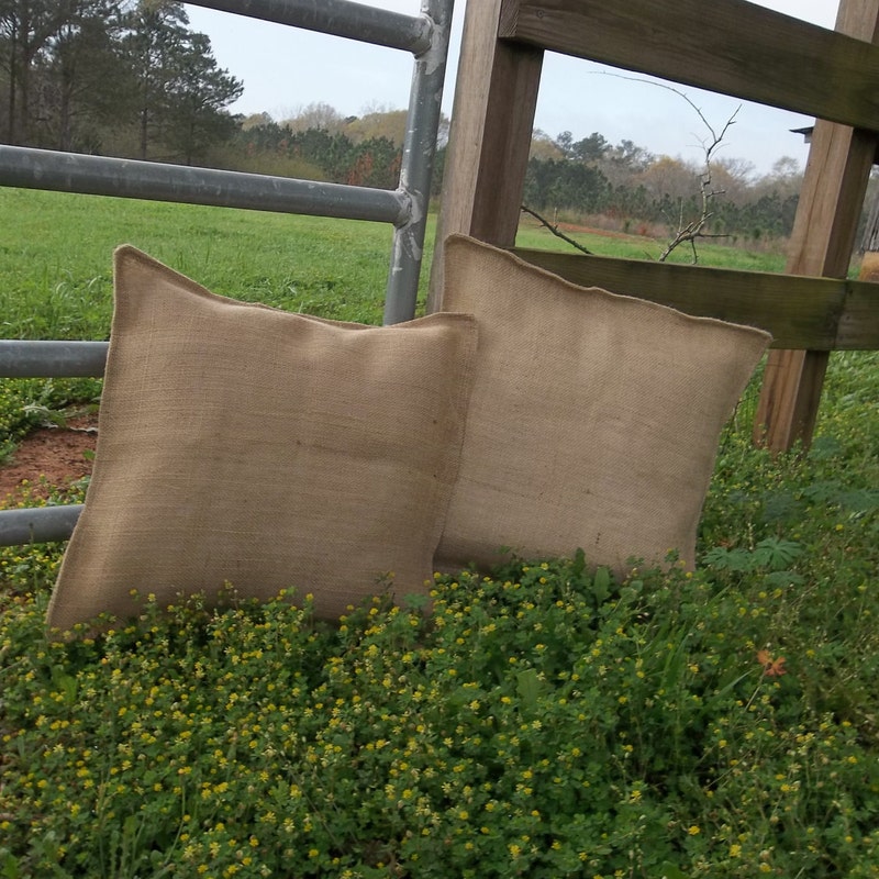 Burlap Bedding - Etsy