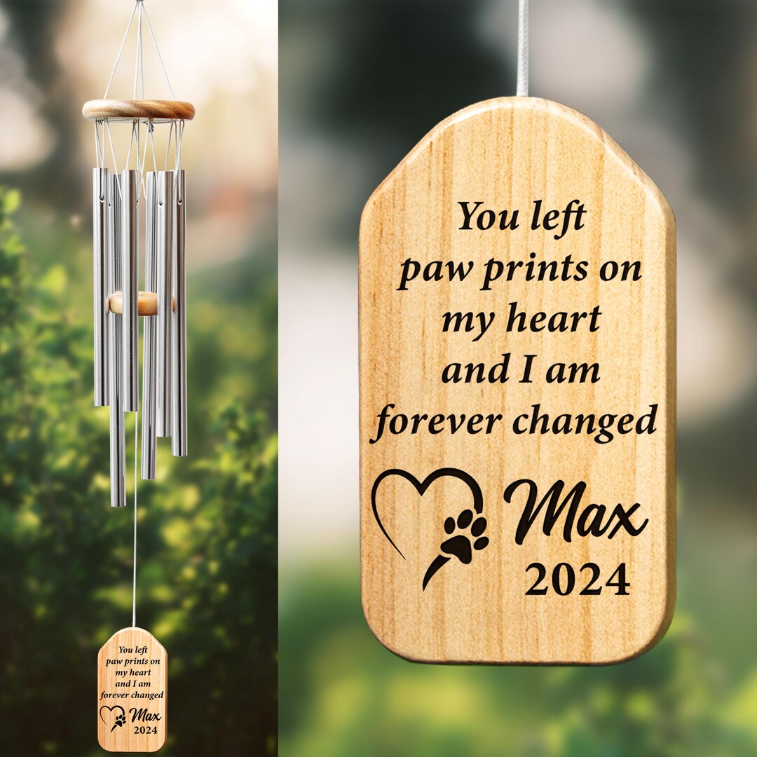 Customized Your Lost Dog Paw Prints Forever Changed Custom Name Pet ...