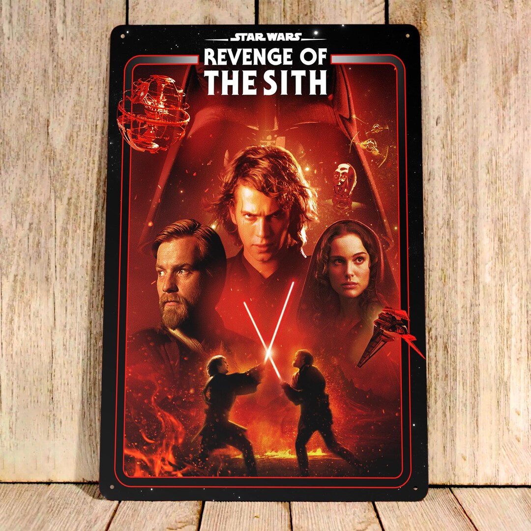 Star Wars Revenge of the Sith Battle Han Solo Metal Poster, Wall Art ...