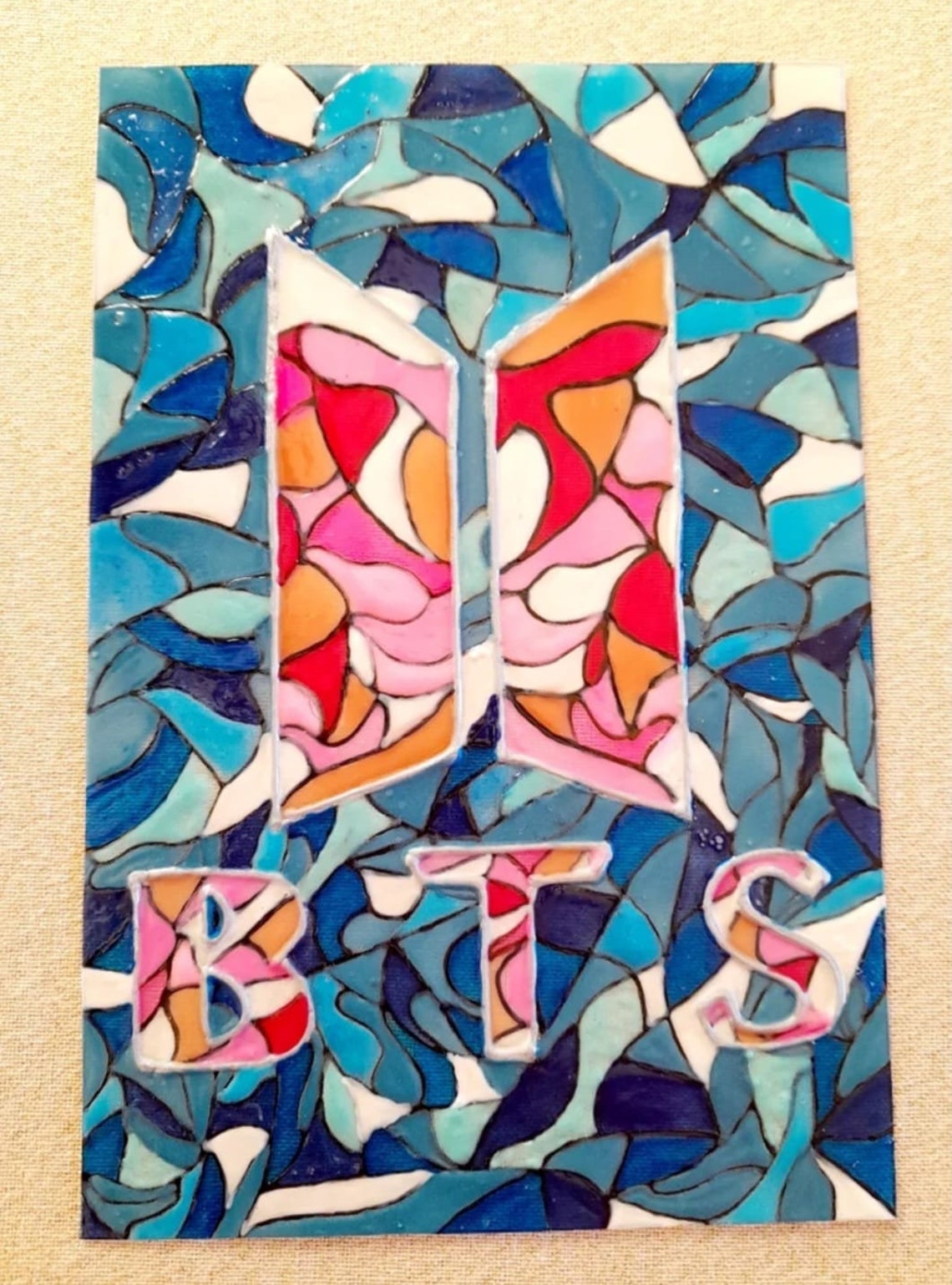 BTS Window Cling, BTS Logo, Window Sticker, Army, Bts Collage, Jimin ...