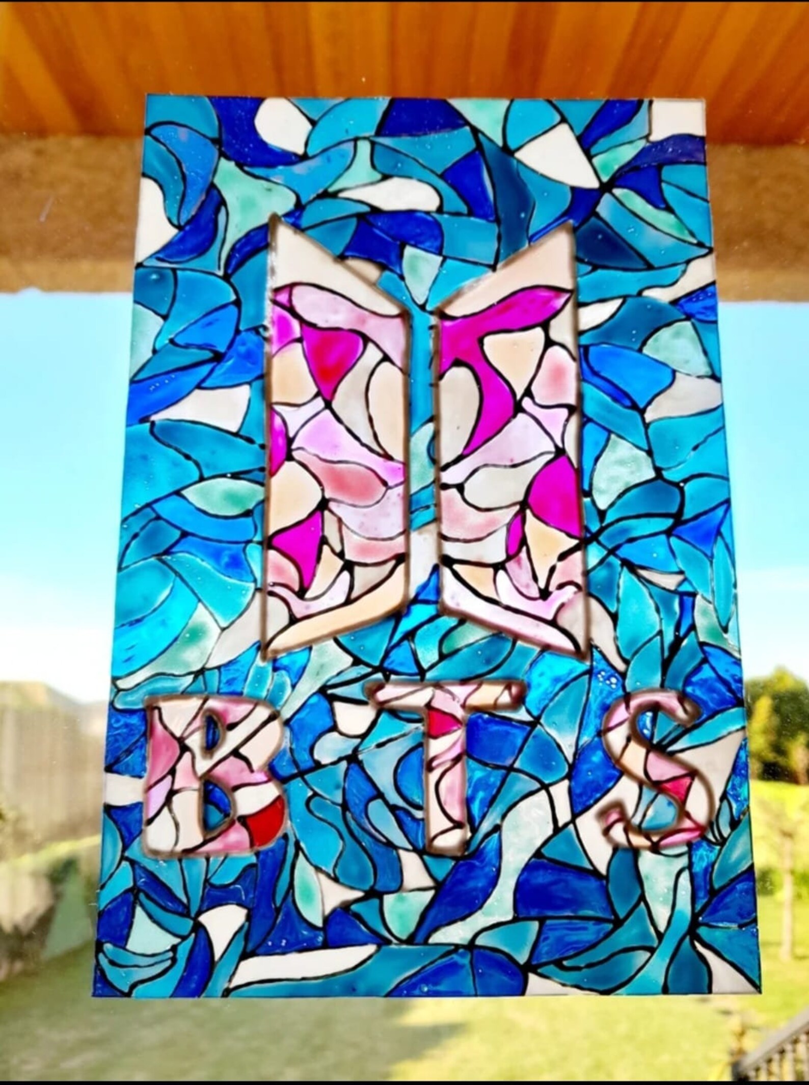 BTS Window Cling, BTS Logo, Window Sticker, Army, Bts Collage, Jimin ...