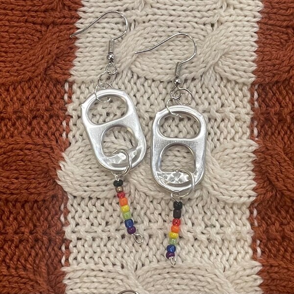 Pop Tab Earrings - Etsy