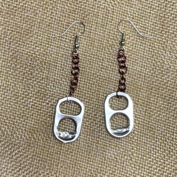 Pop Tab Earrings - Etsy